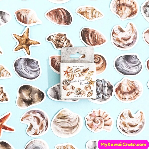 Seashell Stickers - Etsy