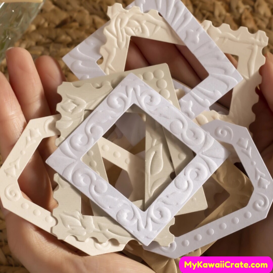 Vintage Style Embossed Hollow Cardstock Frames 20 Pc Pack - Etsy