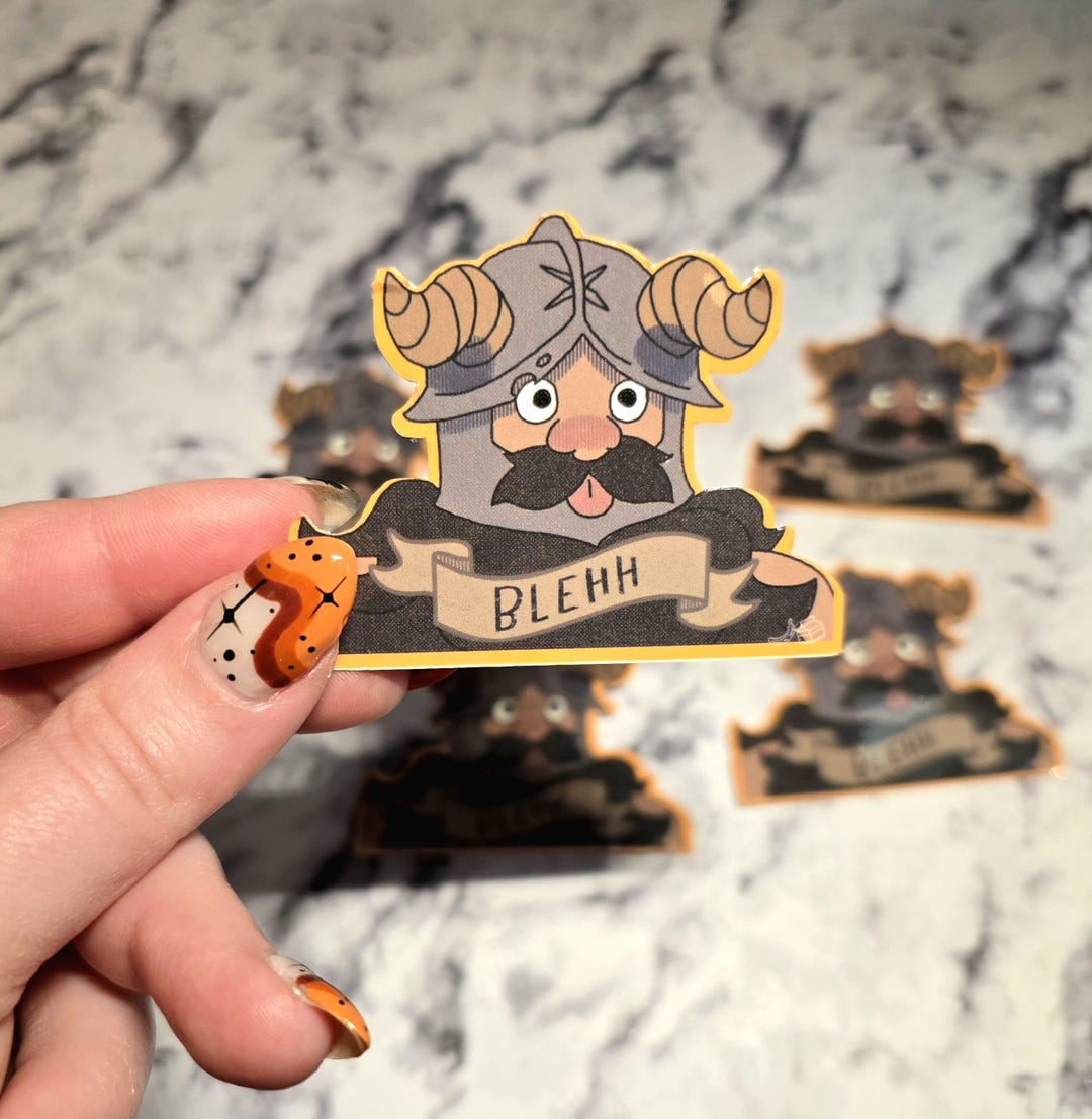 Senshi Tongue Sticker - Etsy