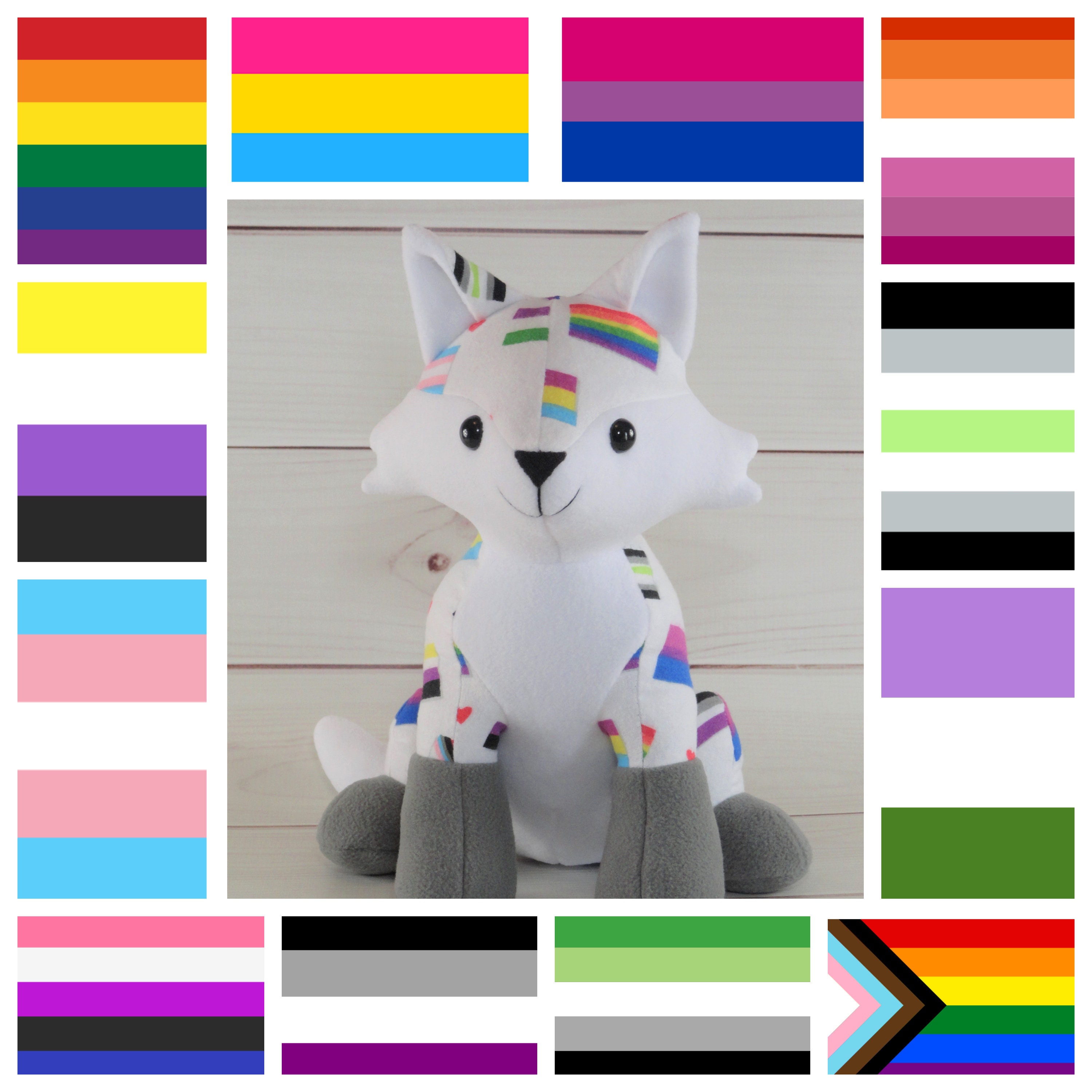 Fifi the Pride Fox Pride Flags - Etsy