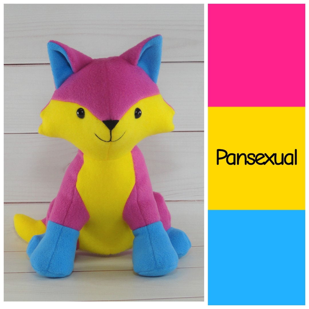 Fifi the Pride Fox - Pansexual - Etsy