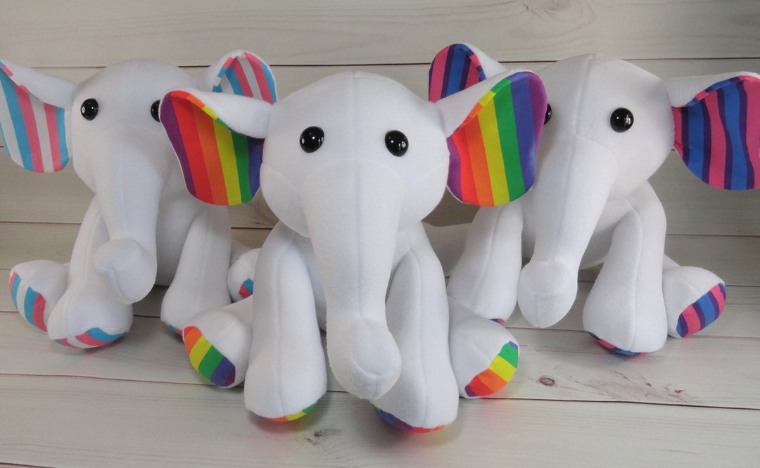 Pride Elle the Elephant Custom - Etsy
