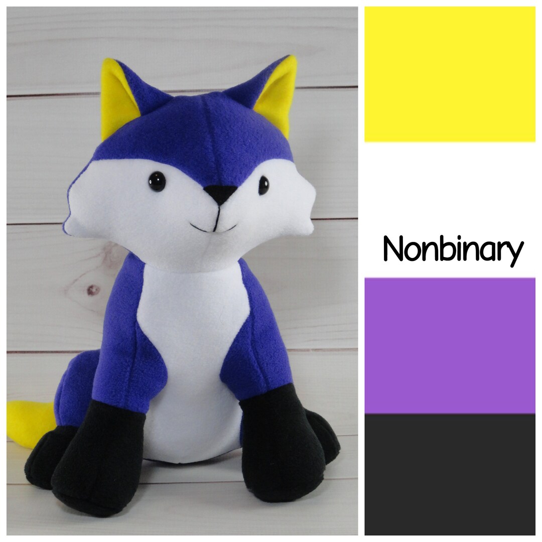 Fifi the Pride Fox - Non-binary - Etsy