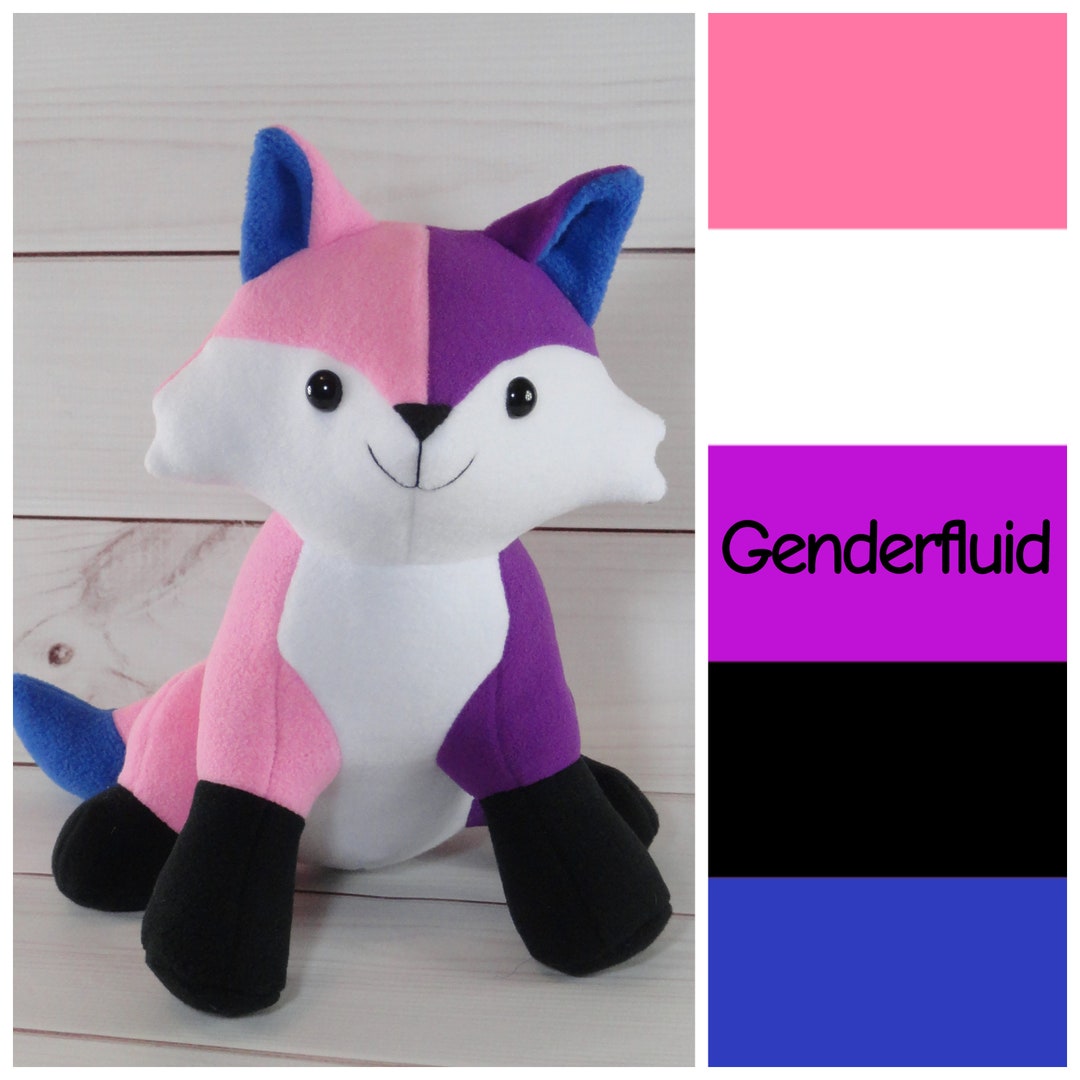 Fifi the Pride Fox - Genderfluid - Etsy