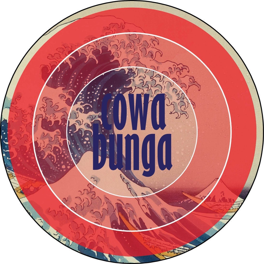 Cowabunga. Sticker - Etsy