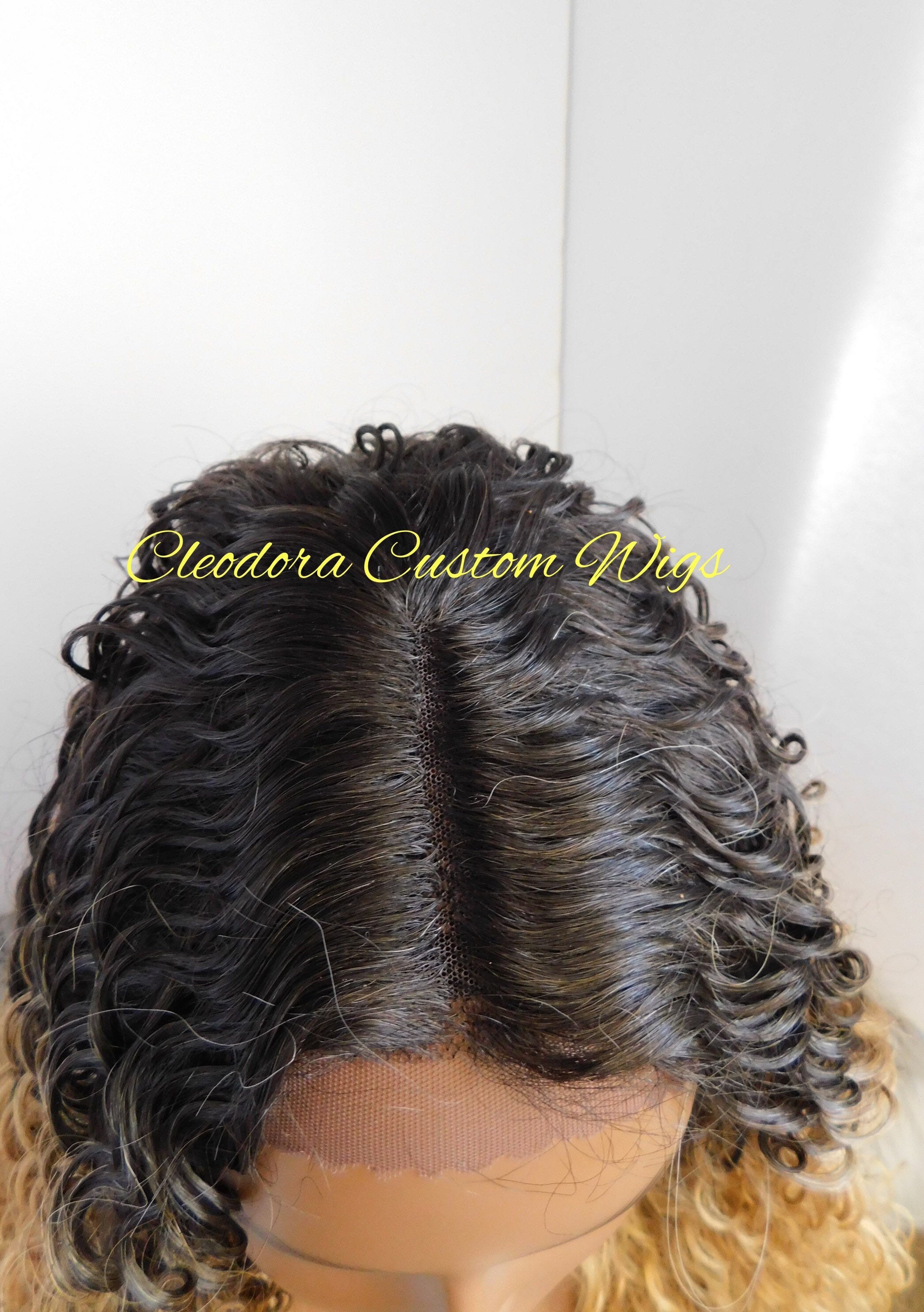 Wig Suzy/machine Sewn Luxury Synthetic Side-part Wig/black and | Etsy