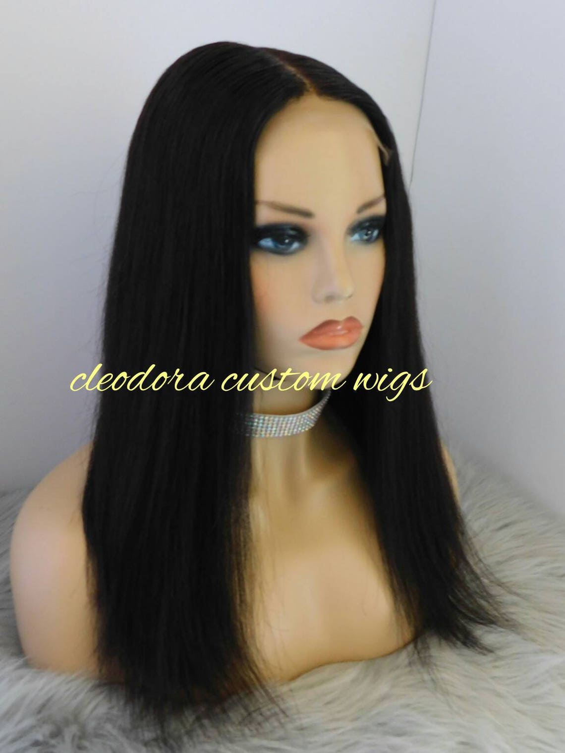 Wig Danielle/made TO Order/handmade Center Part Custom | Etsy