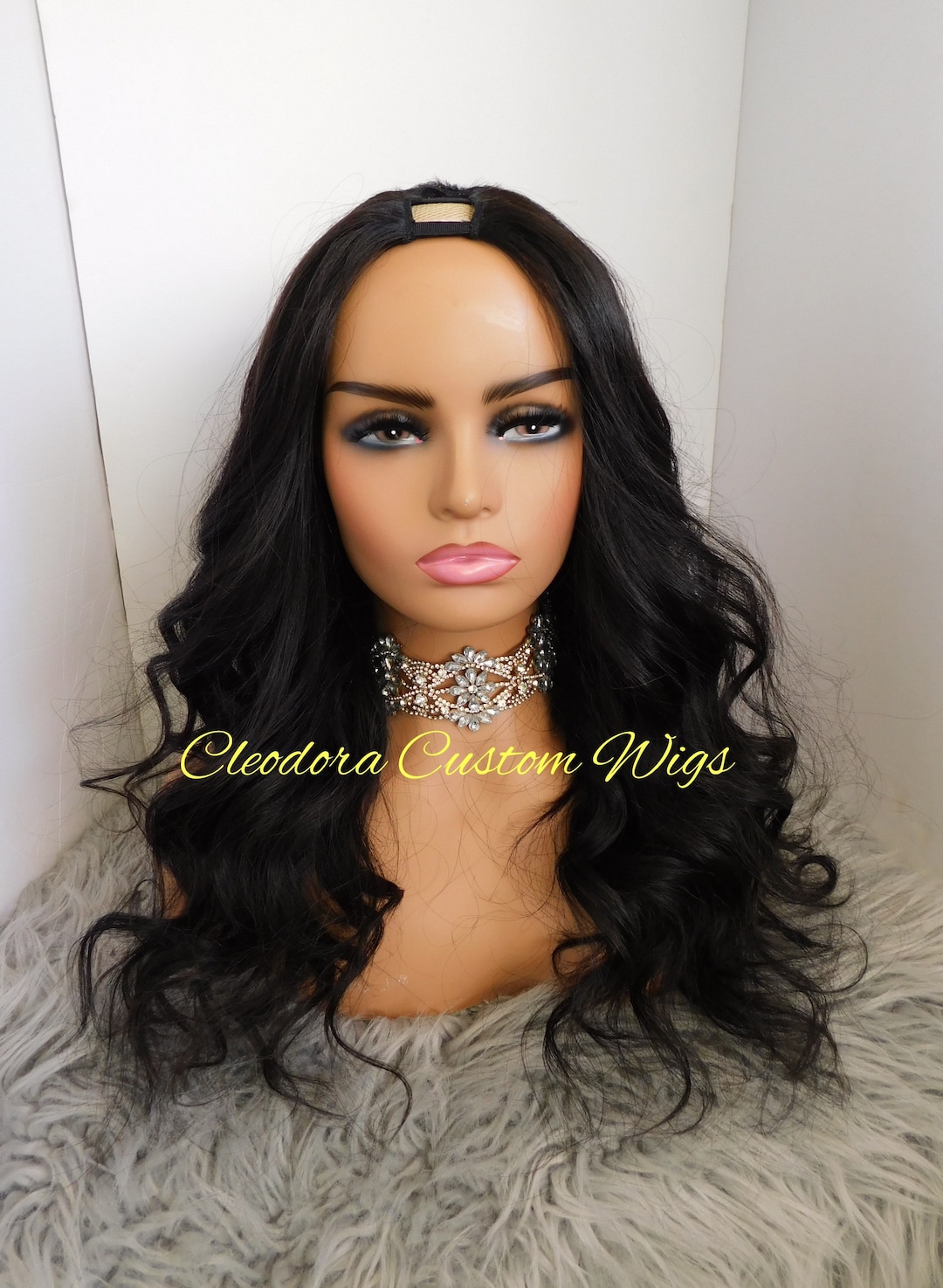 Handmade U-part Wig: Raw Cambodian Virgin Human Hair, Body Wave, 18 ...