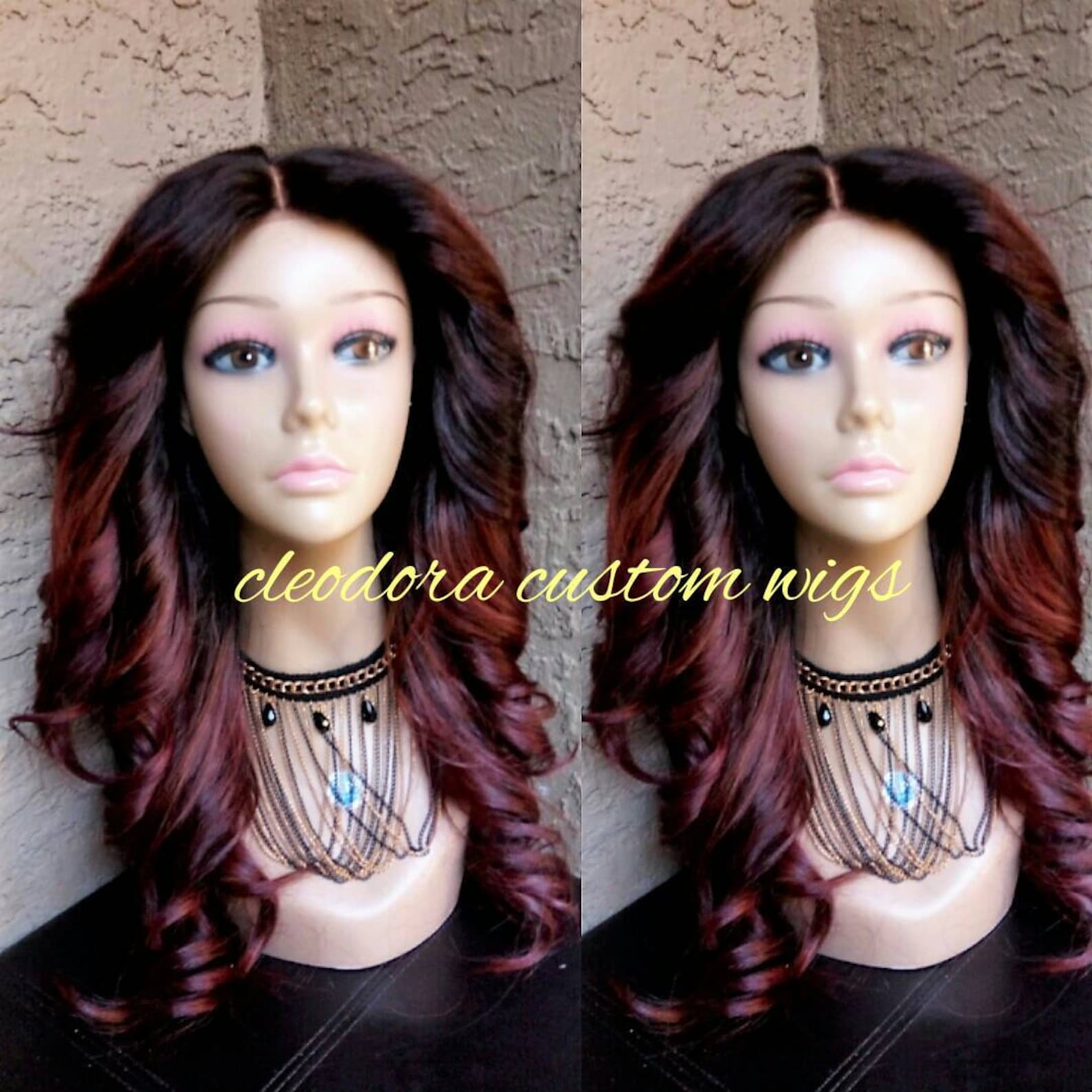 Wig Fiona/ Handmade Custom Wig/made to Order Unit/unprocessed Raw ...