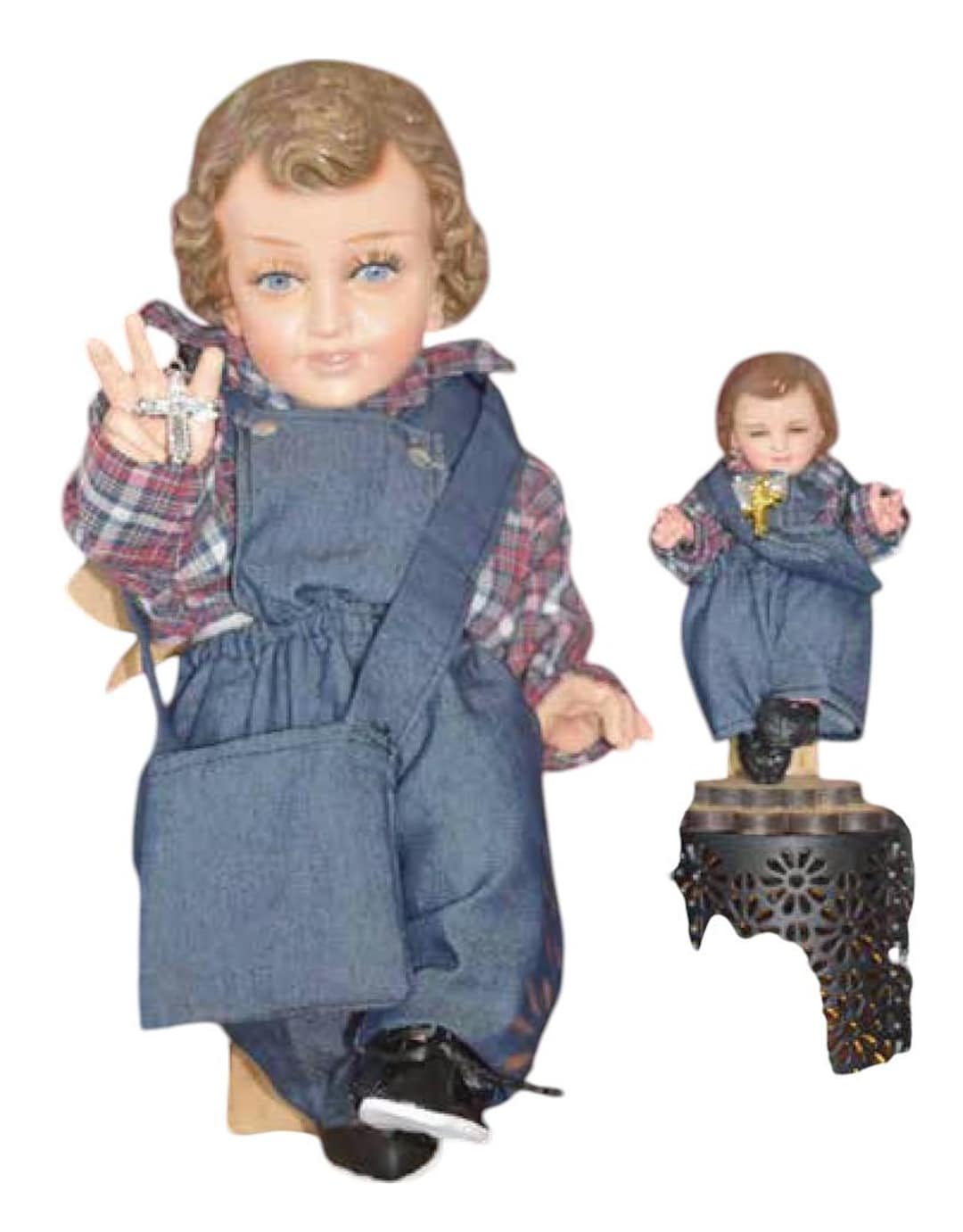 Niño Dios Migrante CG 2025 Ropa De Niño Dios Baby Jesus Dress Traje De ...