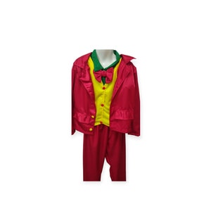 Villain Red Suit Cosplay Halloween Costume Kids Child Toddler Boys ...