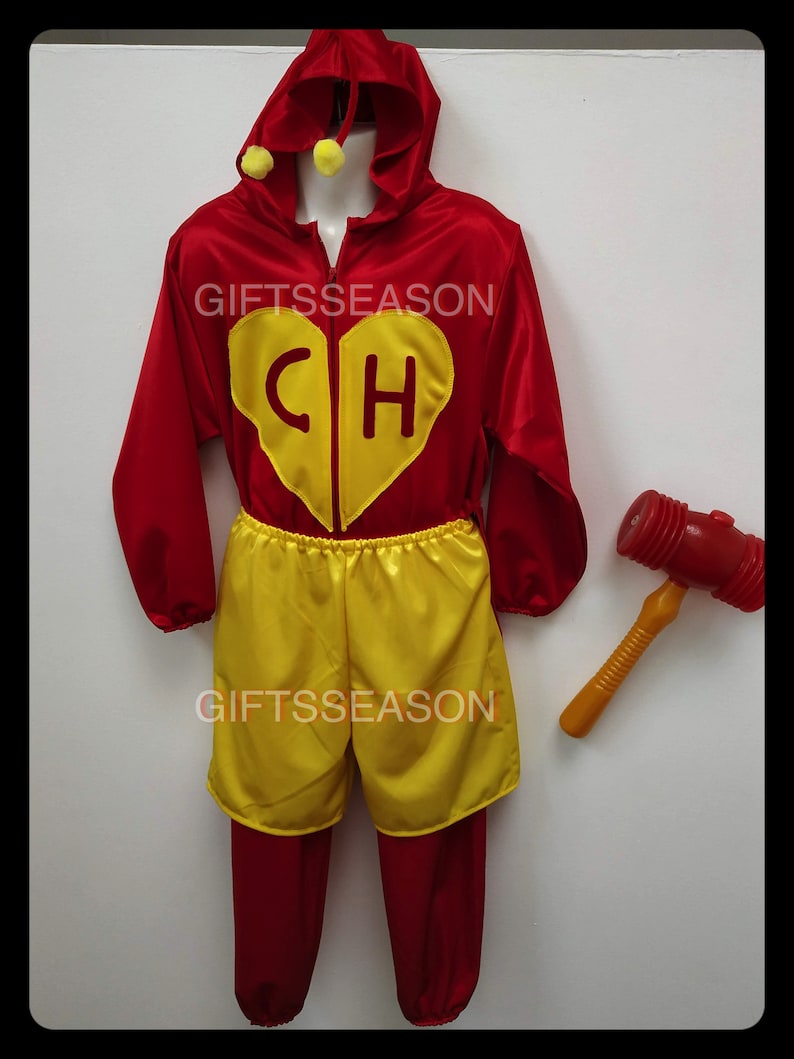 Inspired El Chapulin Colorado Halloween Costume Chapulin Etsy