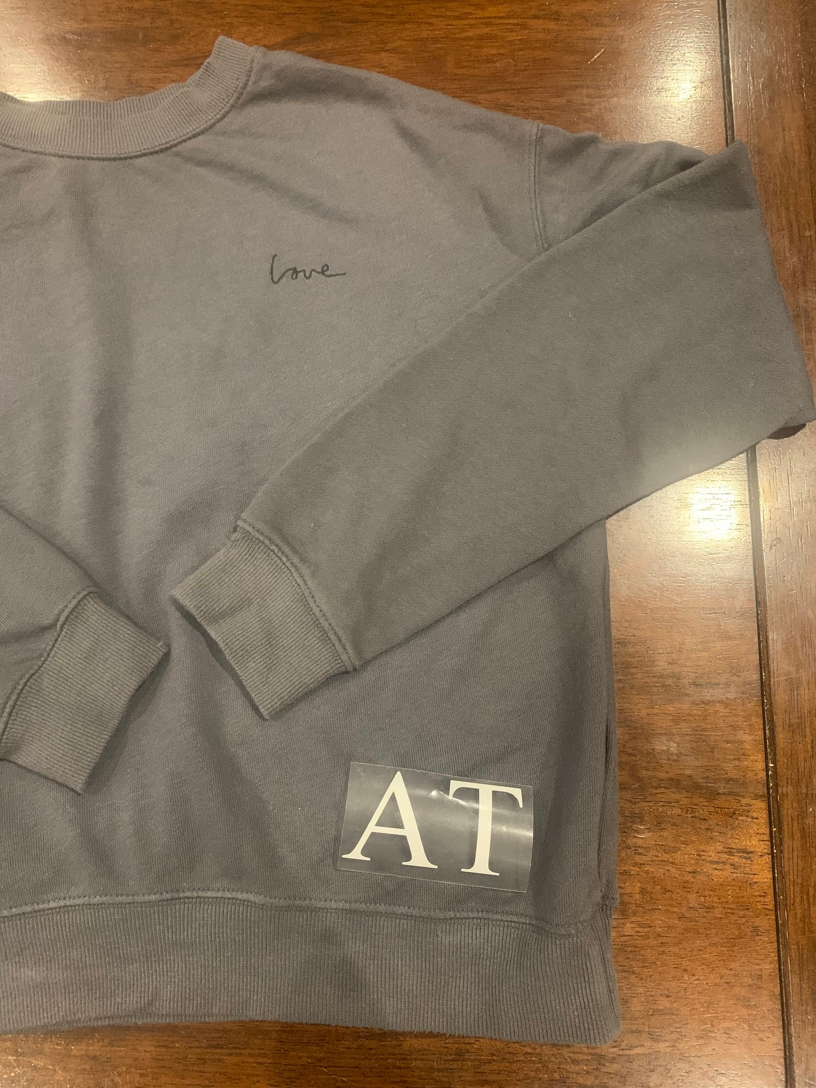 Personalised Iron on Name Initials Decal DIY HTV - Customised Kids ...