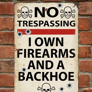 Customized No Trespassing Sign Door Decor, Home Decor Gift for Him - Etsy
