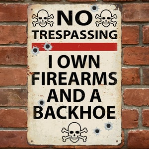 Customized No Trespassing Sign Door Decor, Home Decor Gift for Him - Etsy
