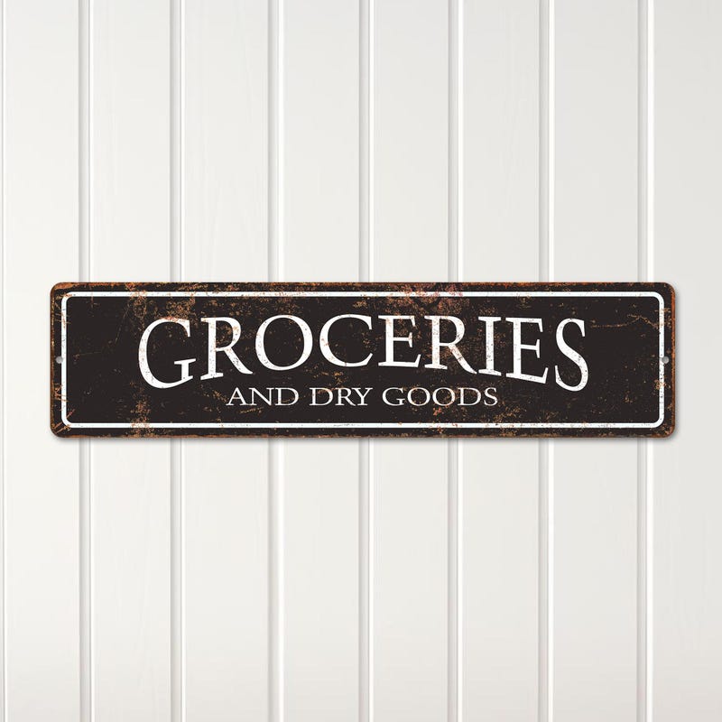 Groceries Sign - Etsy