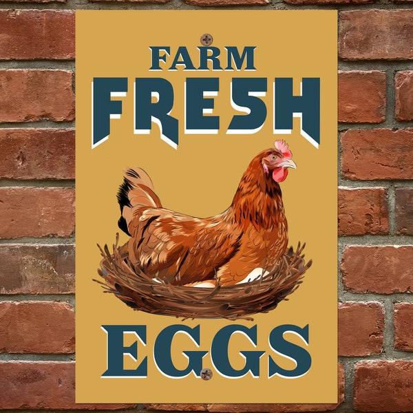 Fresh Eggs Sign - Etsy