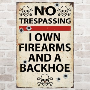 Customized No Trespassing Sign Door Decor, Home Decor Gift for Him - Etsy