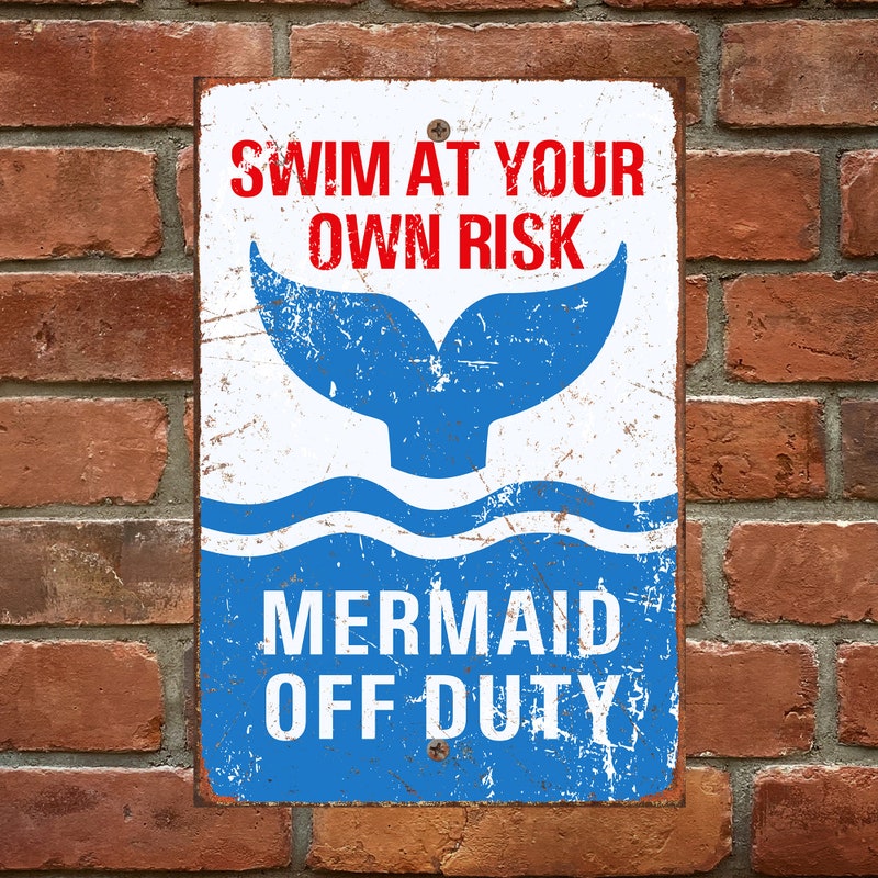 Funny Pool Signs - Etsy