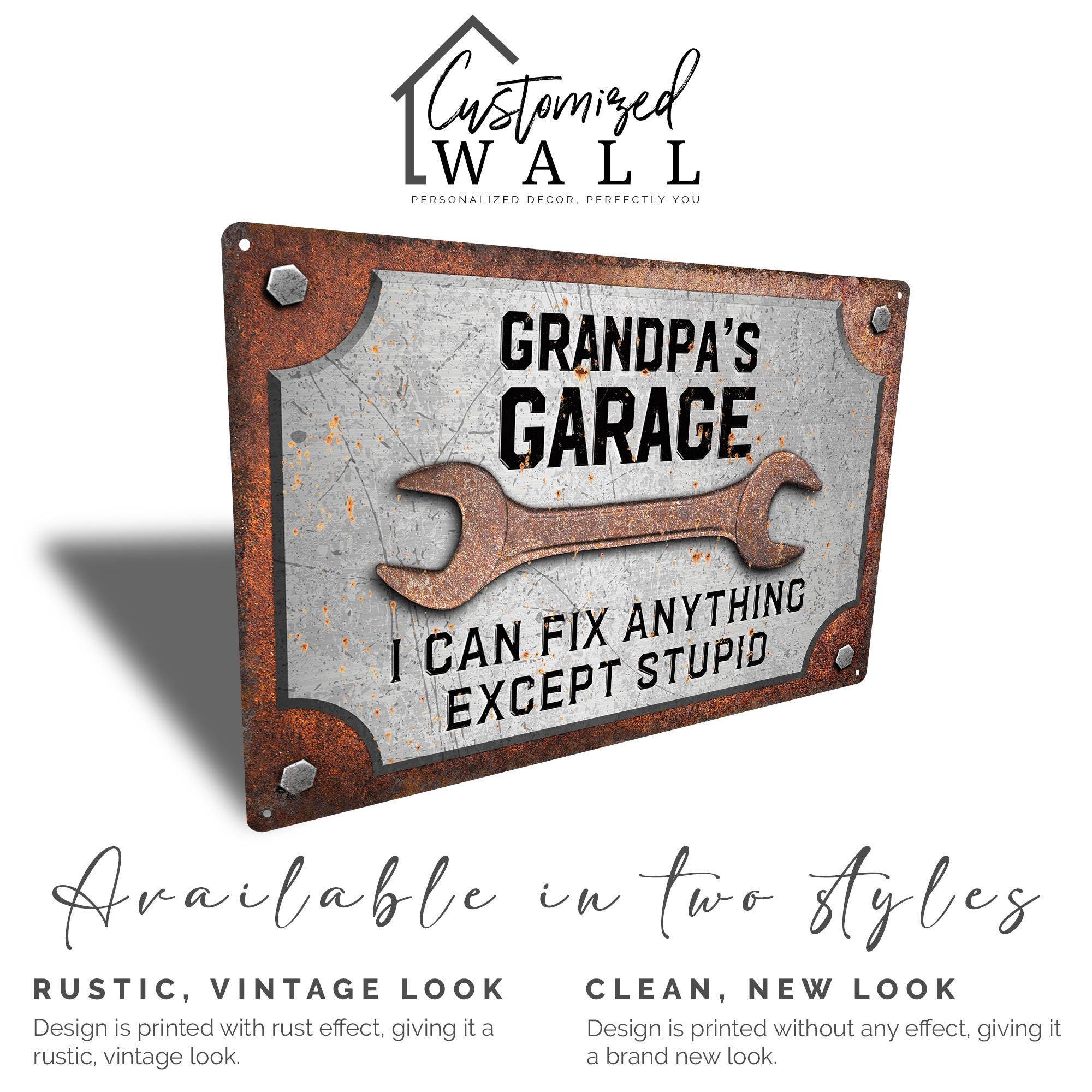 Metal Vintage Garage Signs