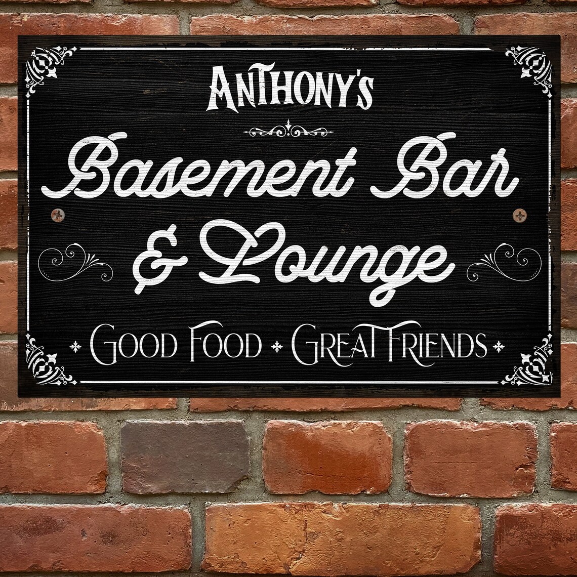 Personalized Bar Sign Custom Bar Sign for Home Sign for - Etsy