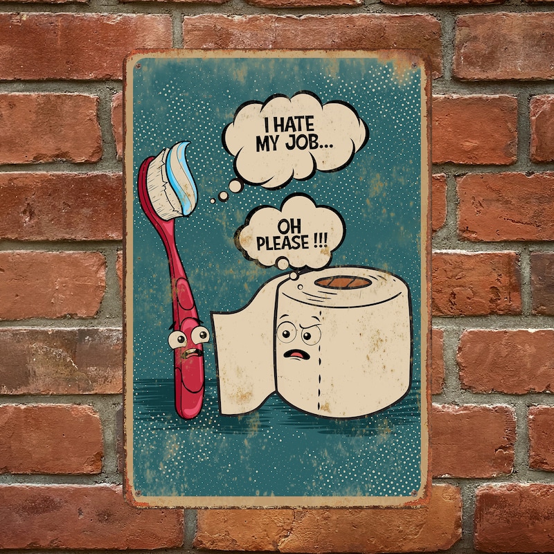 Funny Bathroom Sign - Etsy