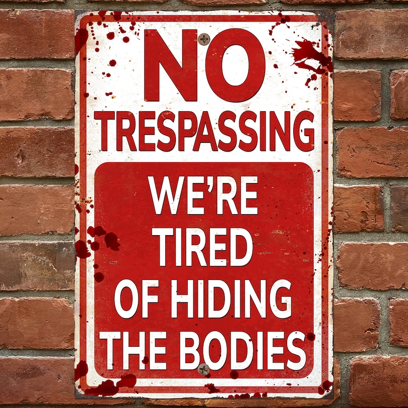 Funny Metal Signs - Etsy