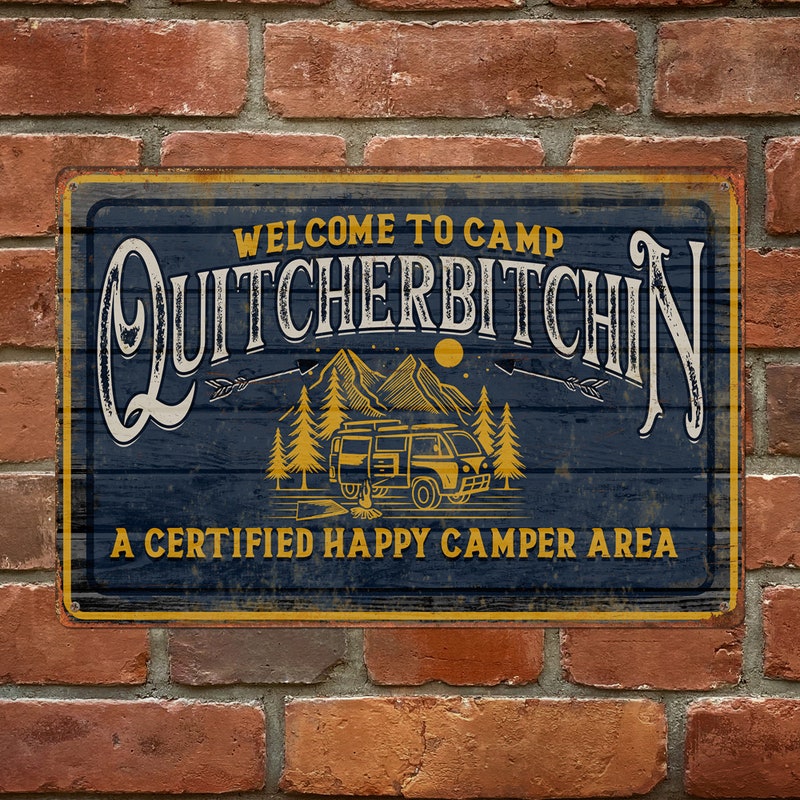 Personalized Camping Signs - Etsy