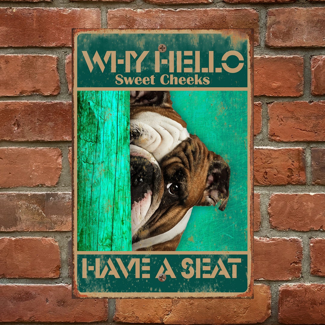 Funny Bathroom Sign, Why Hello Sweet Cheeks Rustic Décor Housewarming ...