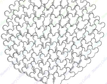 disney balloons coloring pages