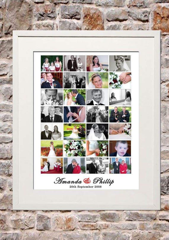 Memory Collage Photo Collage Wall Art Home Decor Digital | Etsy