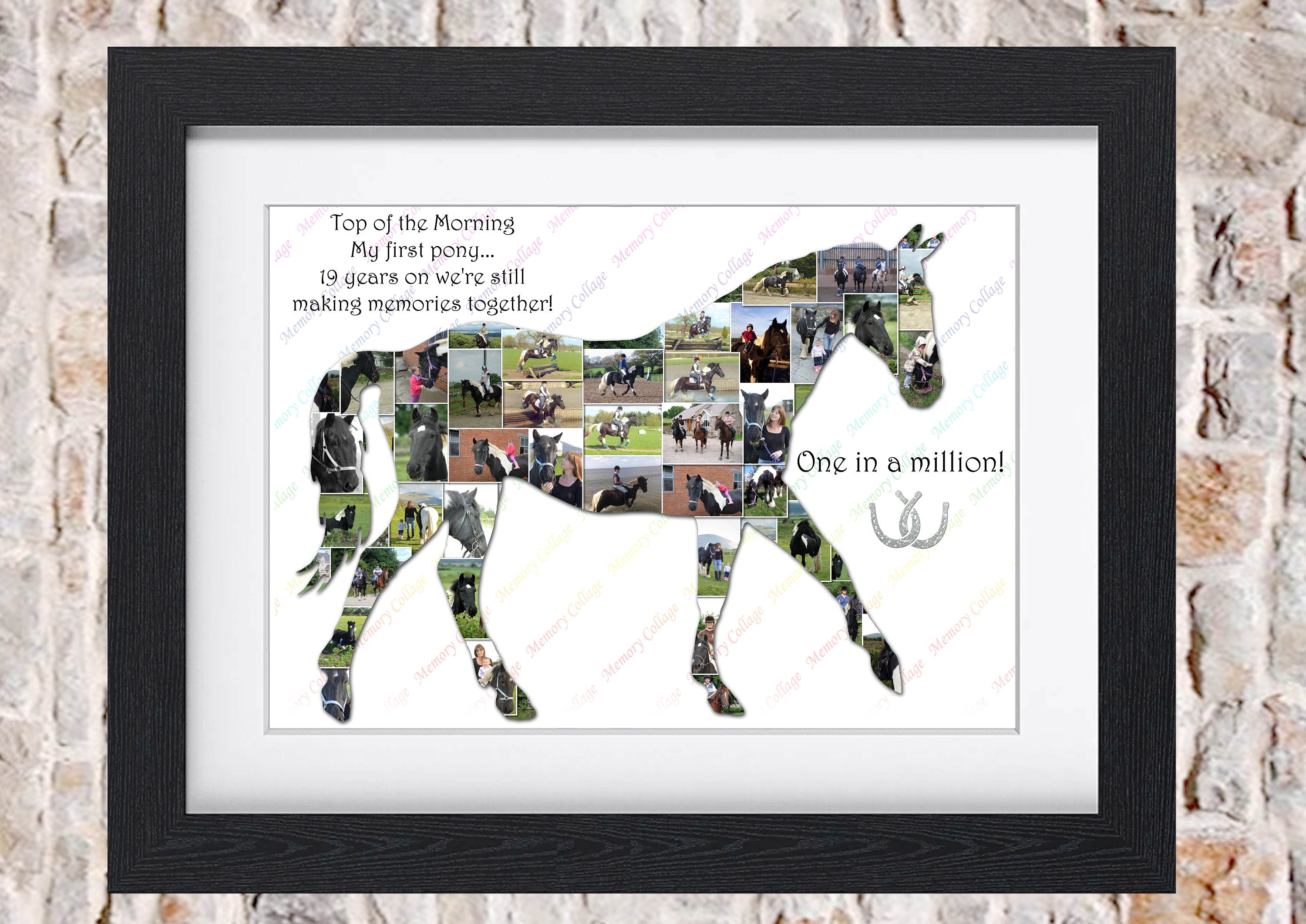 Horse Equestrian Horse Riding Dressage Photo Collage Wall Art | Etsy