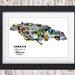 Location Travel Destination Holiday Photo Collage Wall Art Home Decor ...