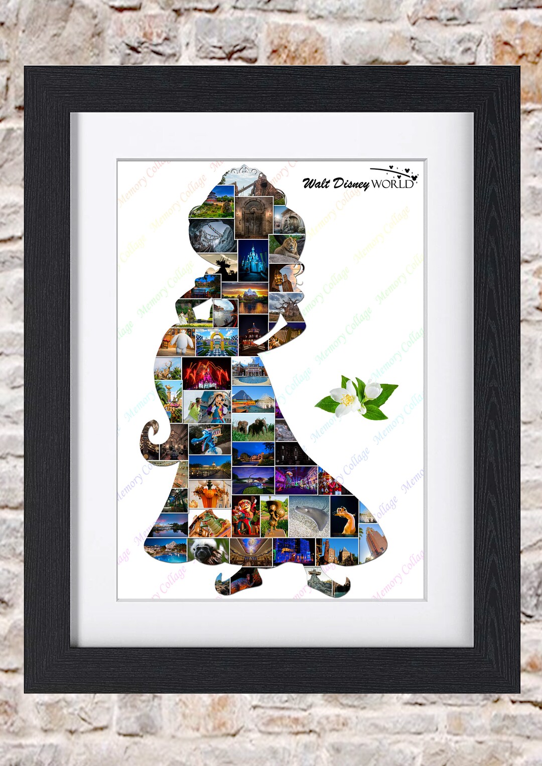 Princess Jasmine Disney Photo Collage Wall Art Home Decor Digital ...