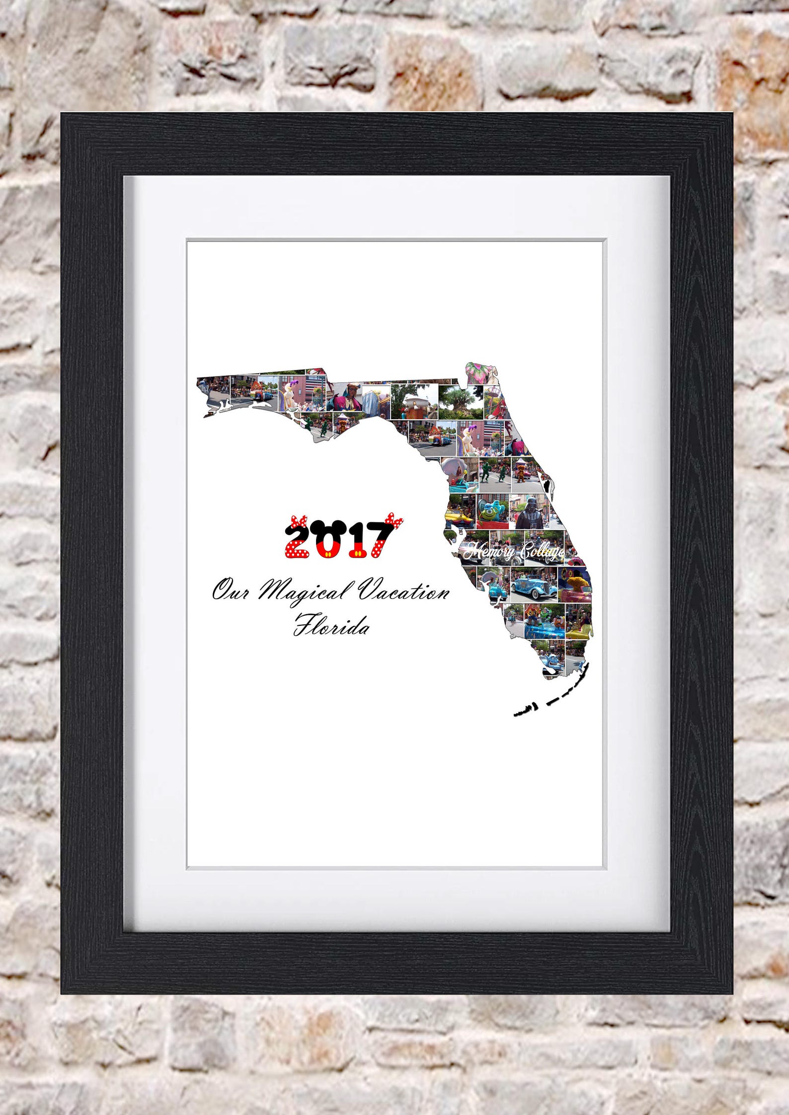 Location Travel Destination Holiday Photo Collage Wall Art Home Decor ...