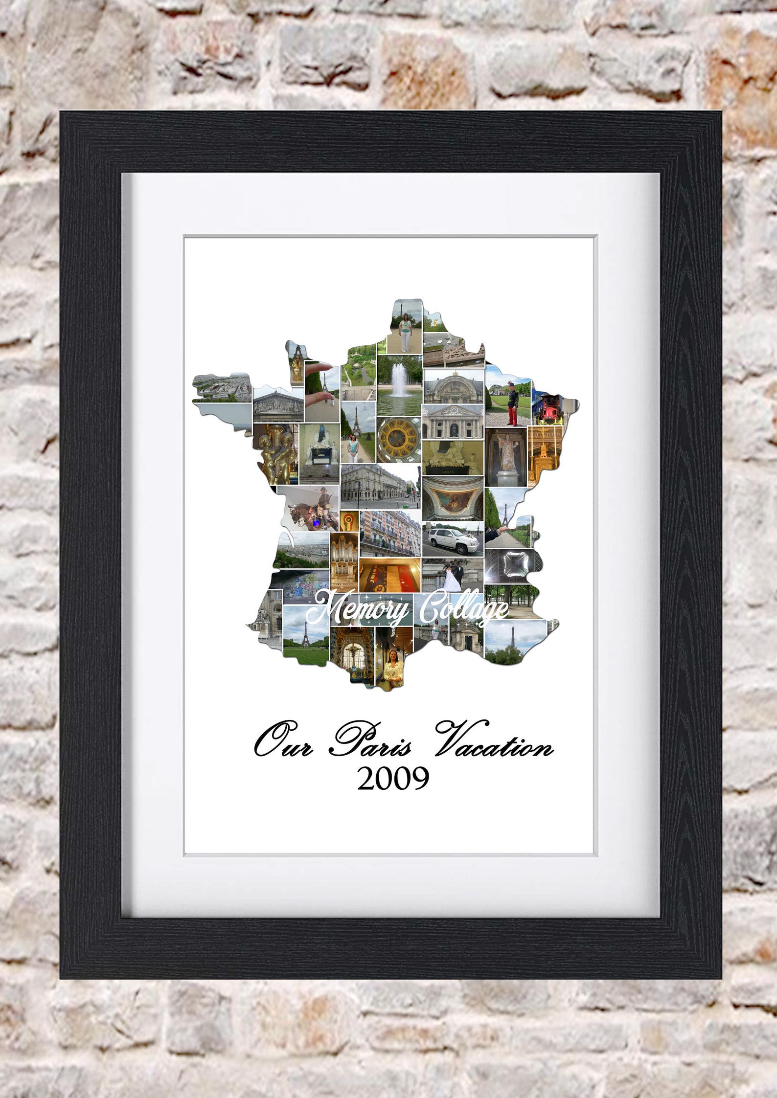 Location Travel Destination Holiday Photo Collage Wall Art Home Decor ...