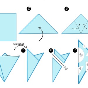 Winter Origami for Kids Make 6 Different Origami Crafts - Etsy