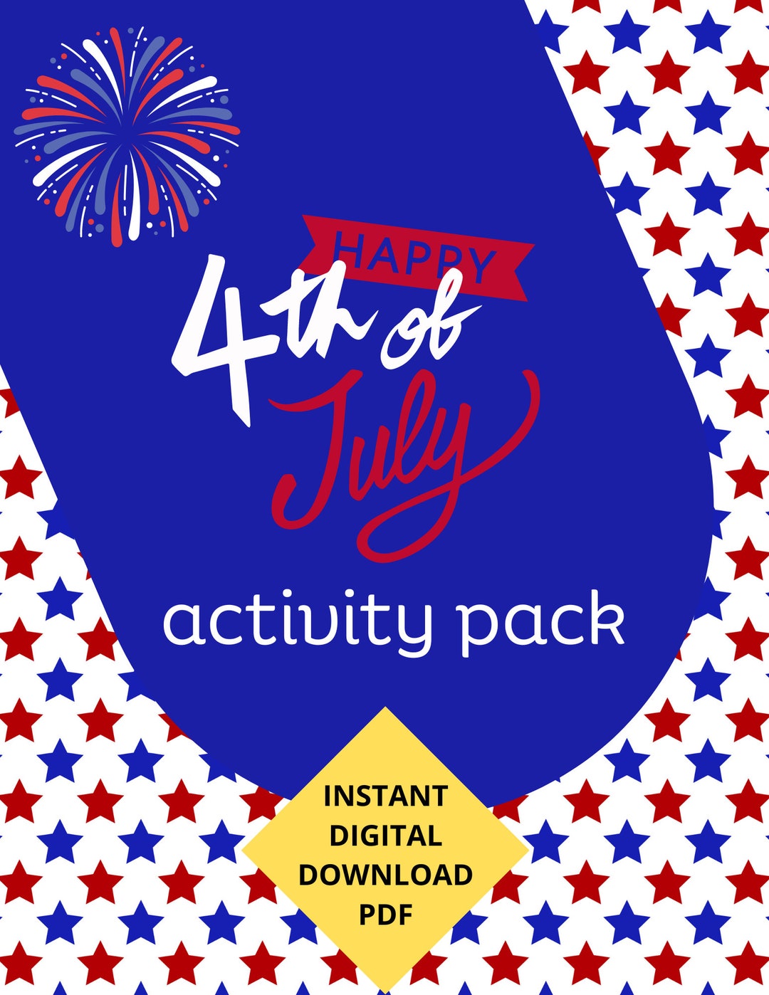 Fun 4th of July Printable Activity Pack for Kids - Etsy