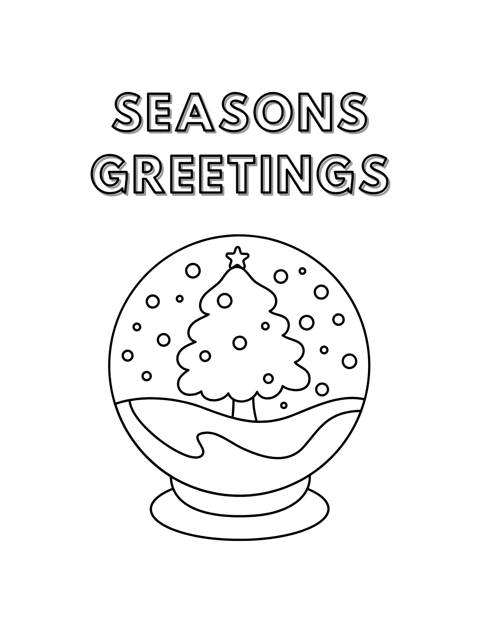 Christmas Holiday Coloring Pages for Kids - Etsy