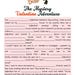 Valentine's Day Mad Libs Mystery Letter Printable Activity - Etsy