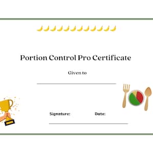 Healthy Eating Certificates, Food Fun Awards for Kids - Etsy