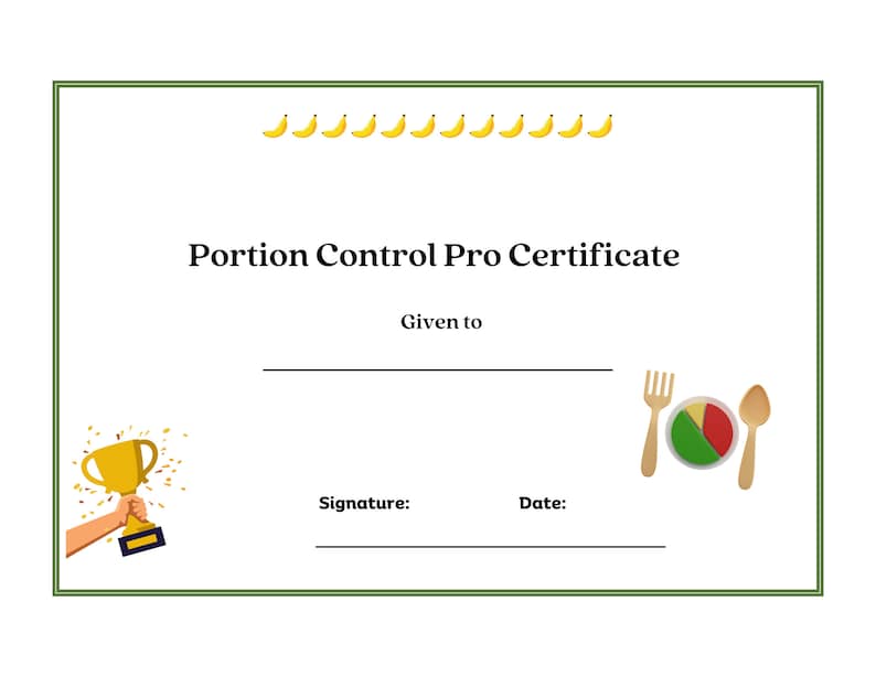 Healthy Eating Certificates, Food Fun Awards for Kids - Etsy