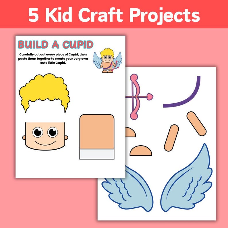 Valentine's Day Build A...craft Bundle - Etsy