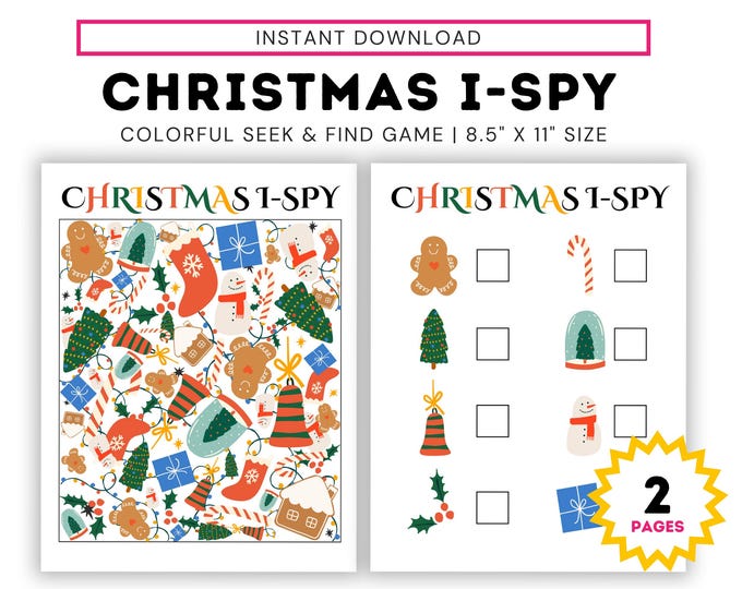 I Spy - Christmas - Etsy Canada