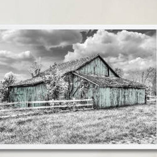 Barn Print Rustic Art Print Farm Art Farmhouse Printable - Etsy