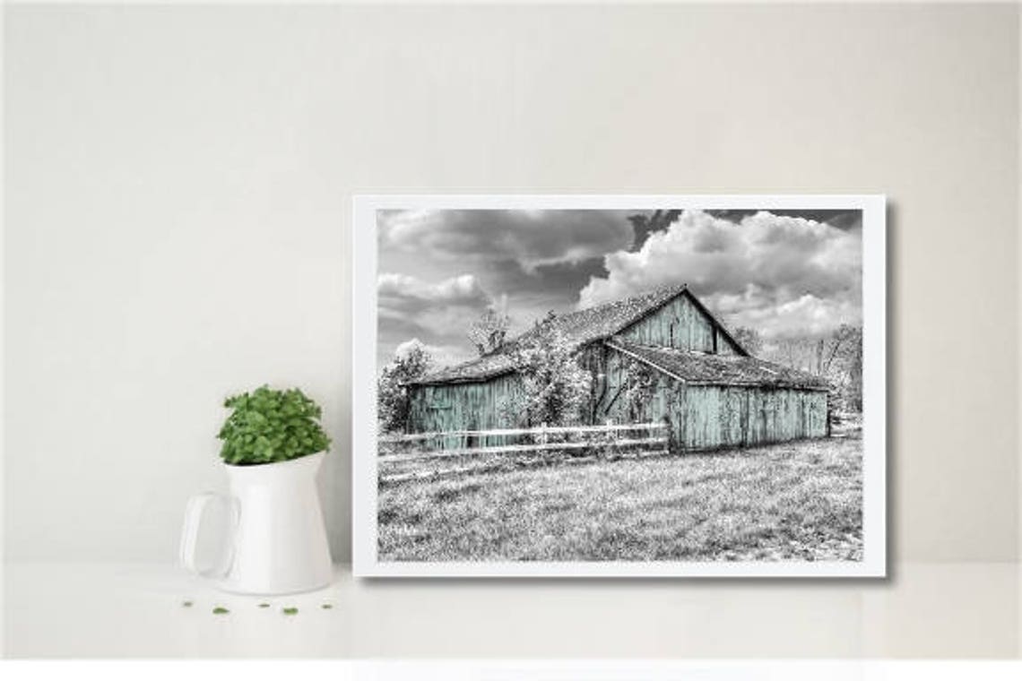 Barn Print, Rustic Art Print, Farm Art, Farmhouse Printable, Fixer ...