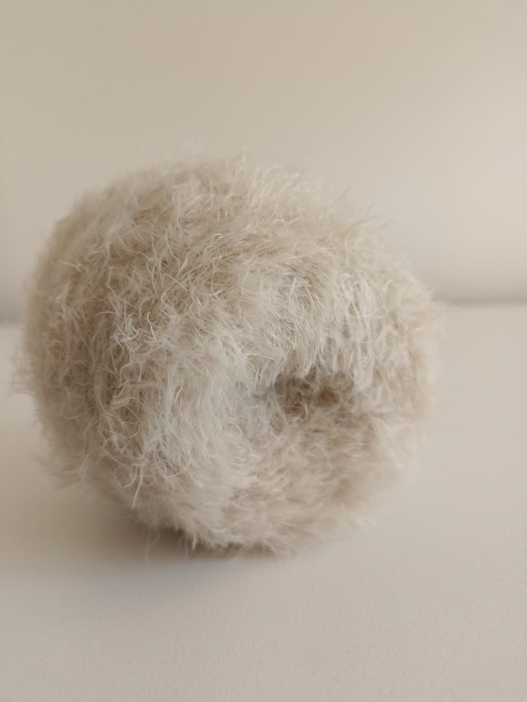 Fuzzy Eyelash Yarn Art Yarn Fiber Soft Faux Fur Mink Yarn Hand and ...