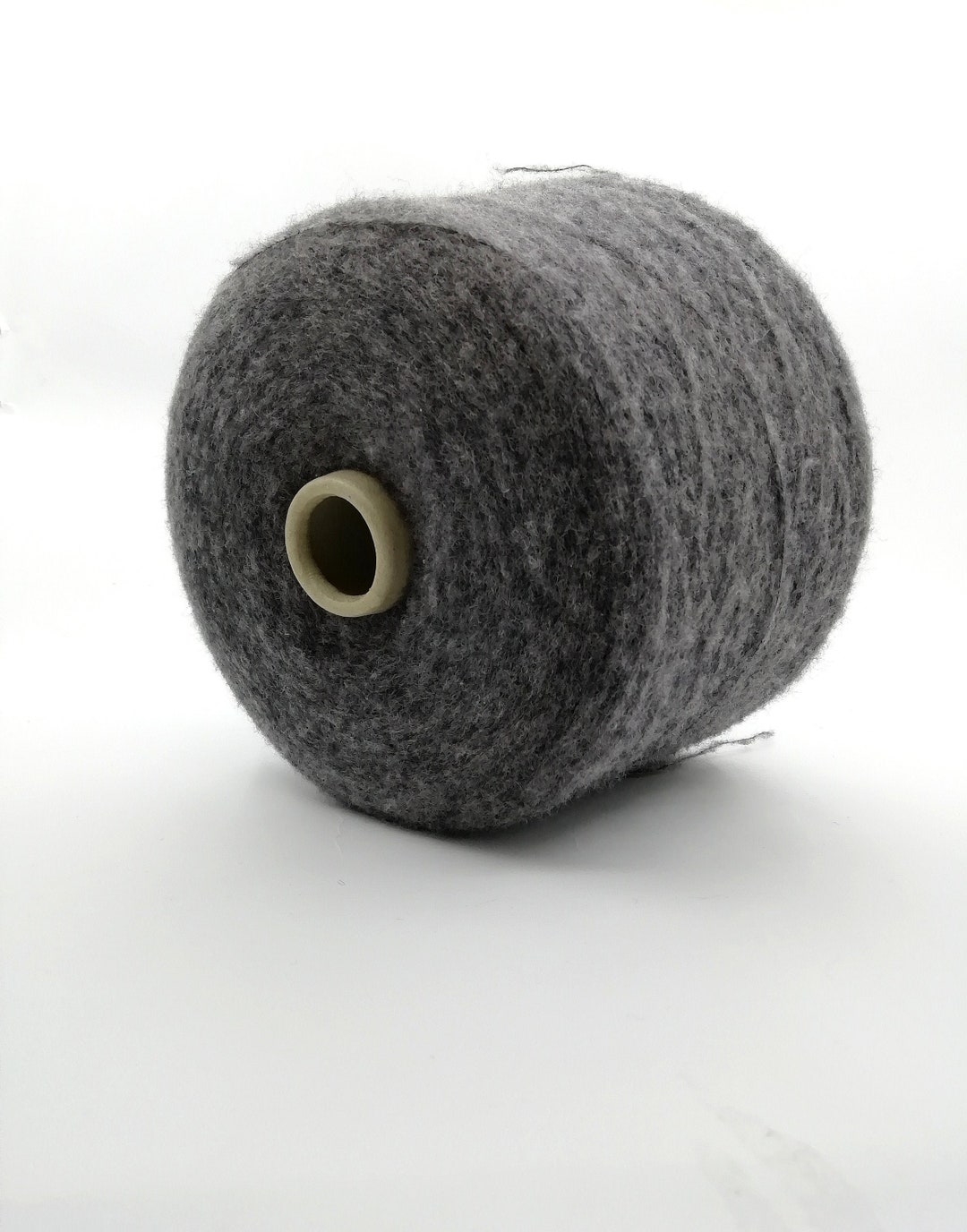 Luxury Mohair Yarn Cake Gift Mohair Yarn on Cone Gray Soft - Etsy