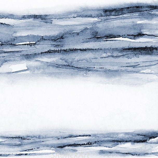 Printable Art Set of Two Abstract Prints Simple Nature | Etsy