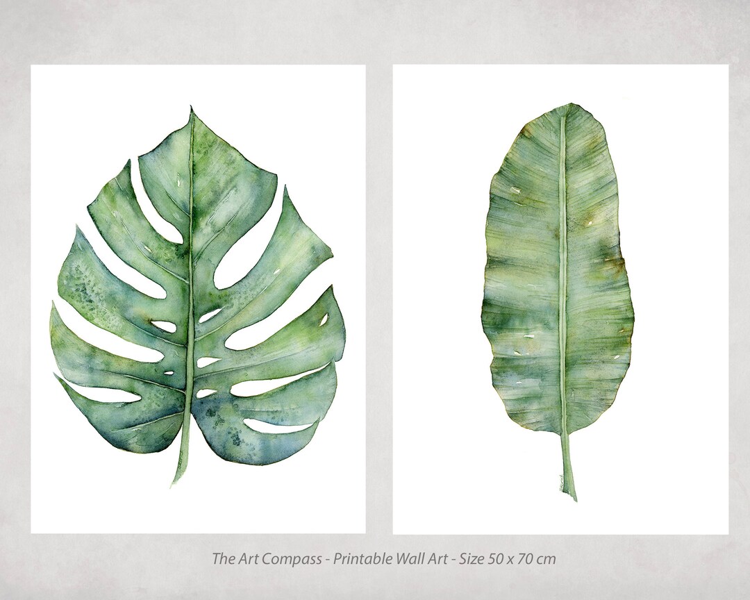 Digital Prints Download, Set of 2 Downloadable Art Prints in 50x70 Cm ...